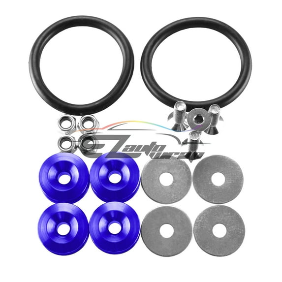 JDM Blue Bumper Quick Release Fasteners For Car Bumpers Trunk Fender ...