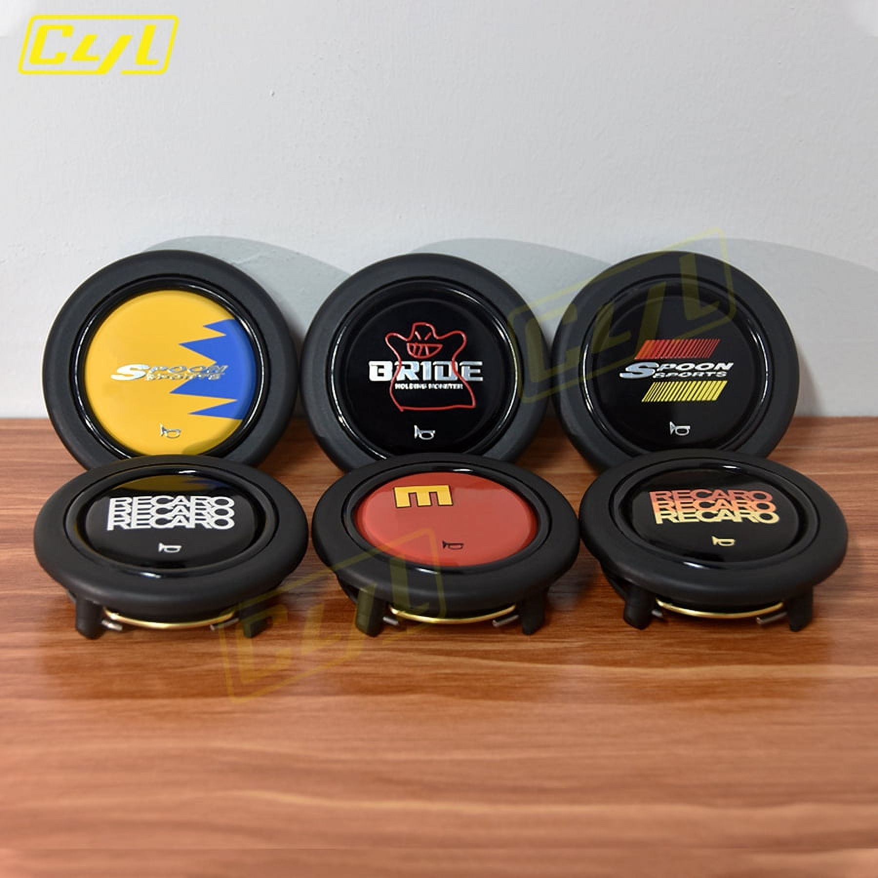 JDM Bride Spoon Recaro Horn Button Universal Racing Sports Steering ...