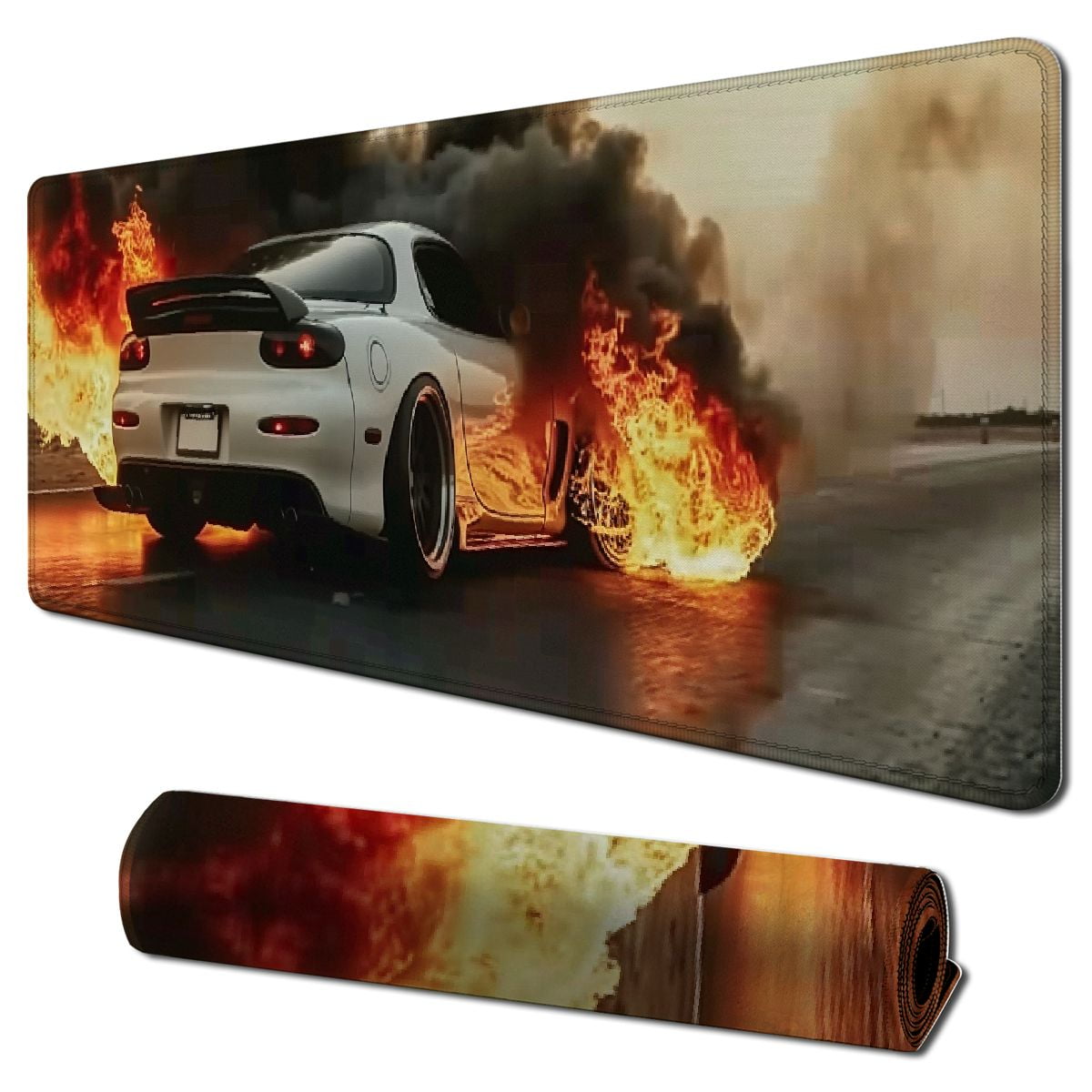 JDM Car Rx7 Speed Spitfire Desk Table Pad Mouse Pad Non-Slip Large ...