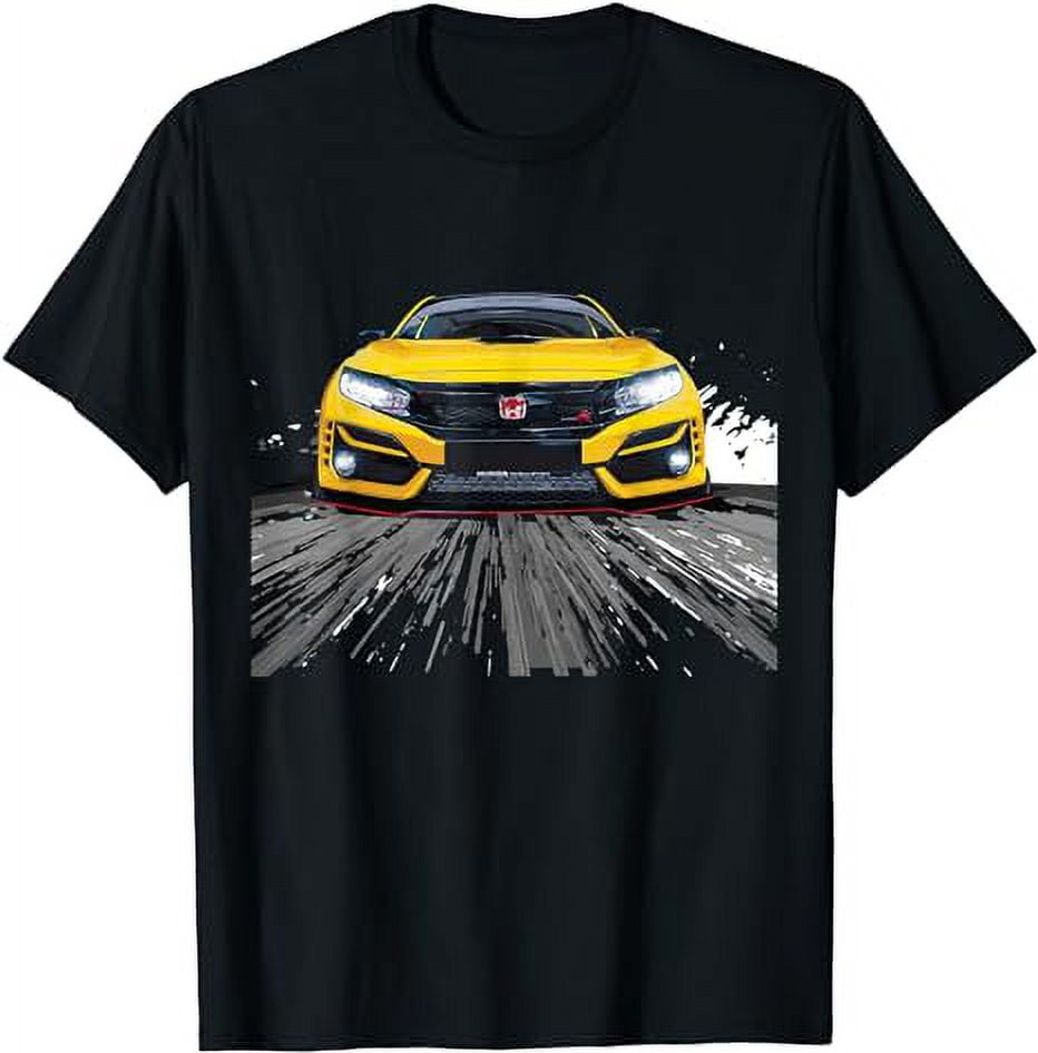 JDM Car phoenix yellow type Turbo FK8 Hatchback T-Shirt - Walmart.com