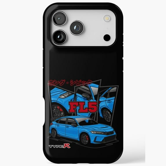 JDM Civic Type R FL5 Red Badge iPhone Case 17 11 12 13 14 15 16 Pro Max ...