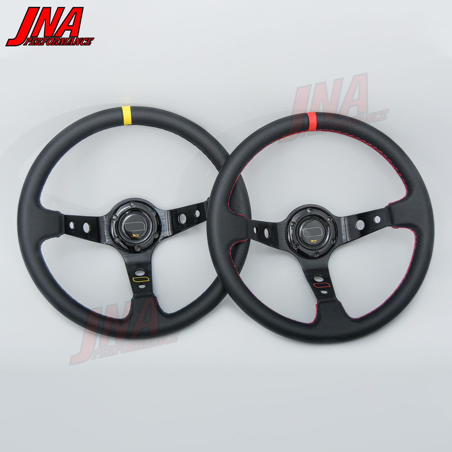 JDM Deep Dish PVC Steering Whee Universal Rally Sports Sim Racing Game ...