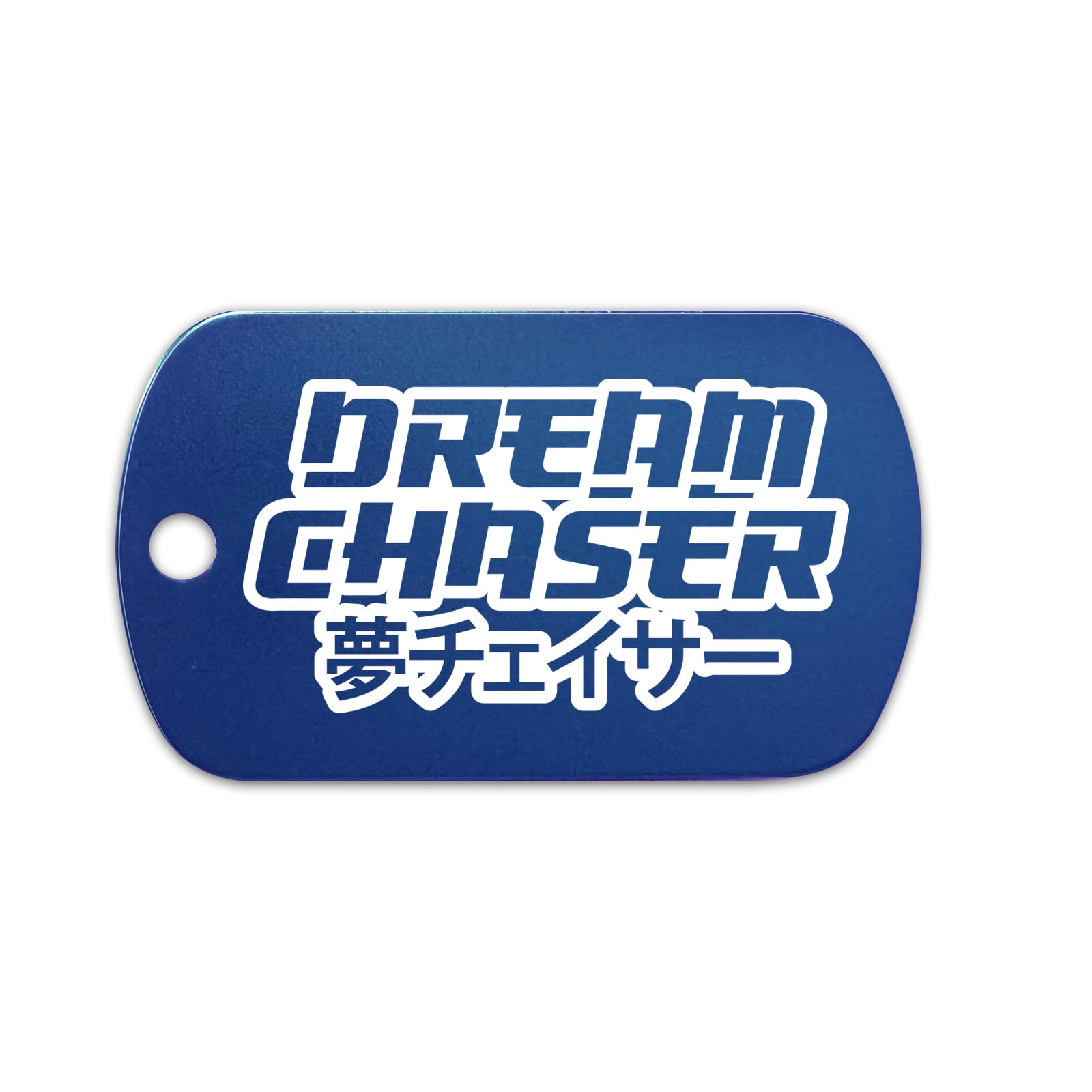 JDM Dream Chaser GI Dog Tag Aluminum Keychain jp tuner drift euro ...