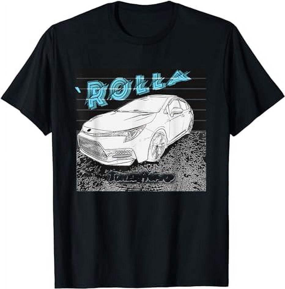 JDM ROLLA E210 Corolla Hatchback Sedan 12th Gen Cool Car POP T-Shirt ...