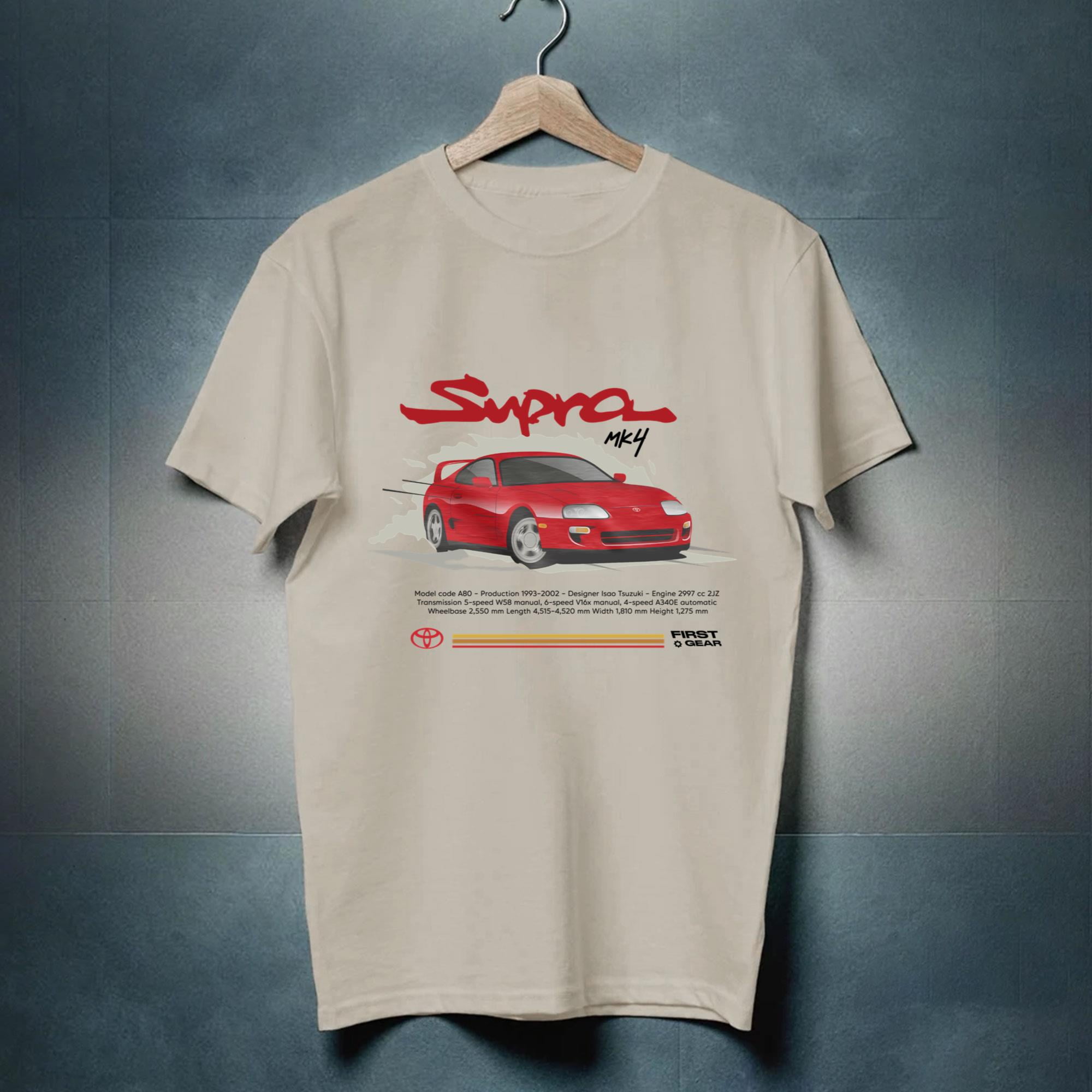 JDM Shirt Toyota Supra Iconic JDM Car Design for Enthusiasts, Car Guys ...