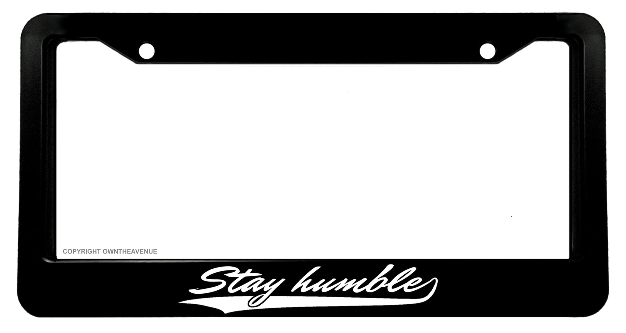 JDM Stay Humble Drifting Racing Funny Black License Plate Frame Model ...
