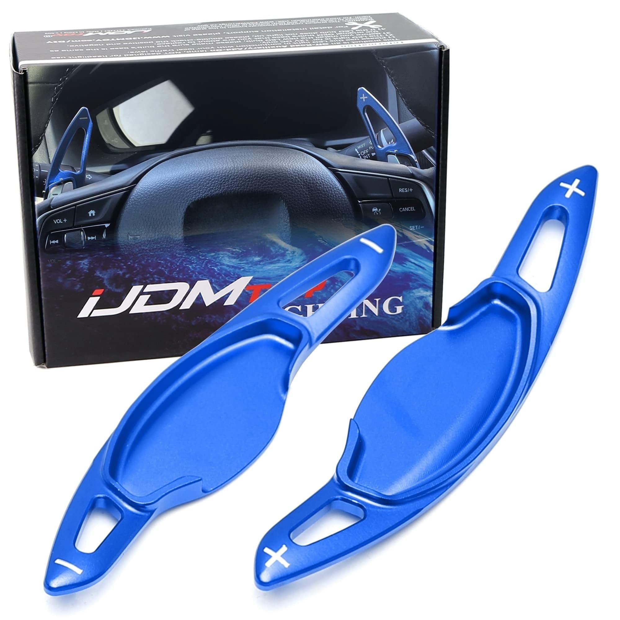 JDM Style Sports Blue Aluminum Larger Paddle Shifter Extension For ...