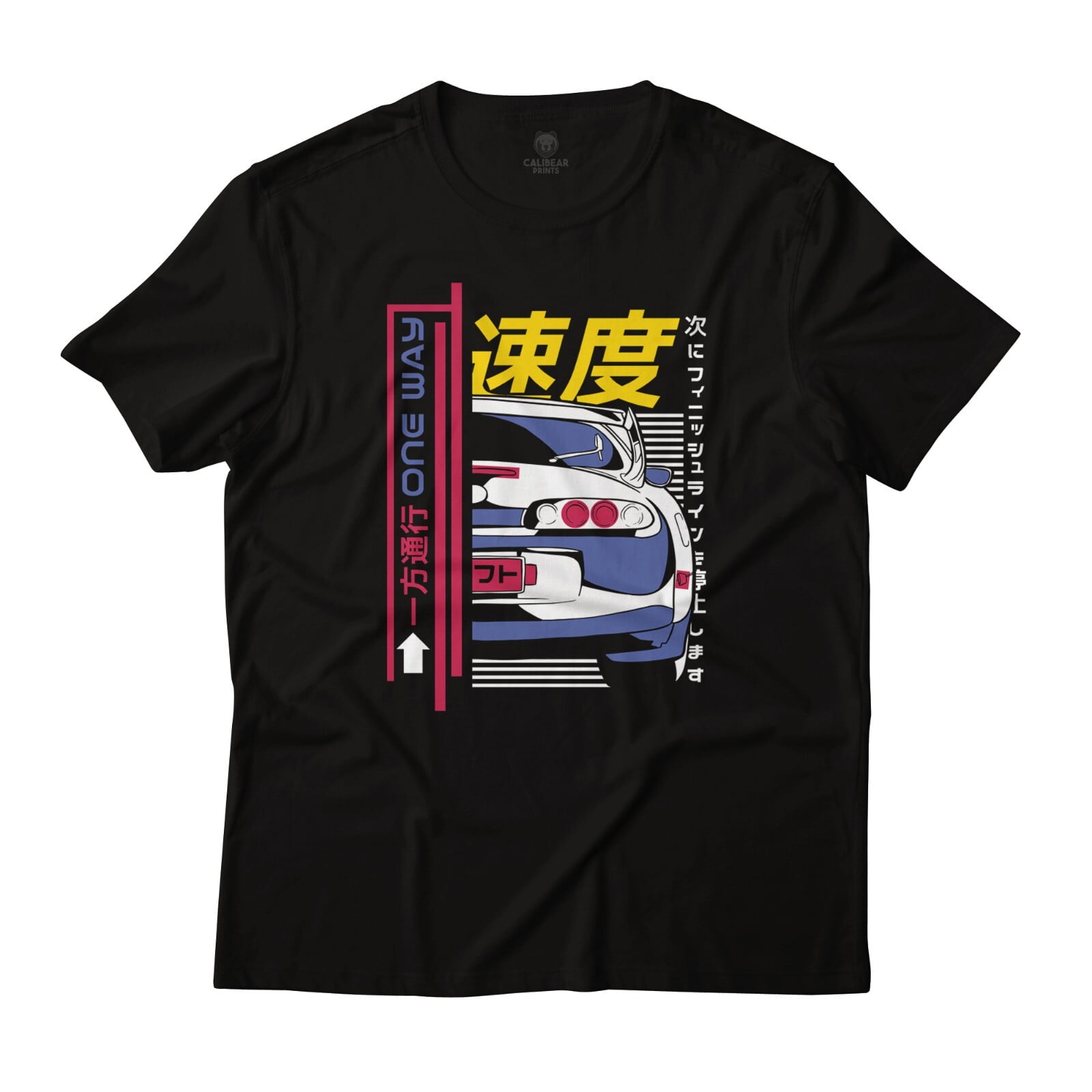 JDM Supra Car Anime Mange Style Graphic T-Shirt Lightweight Cotton ...