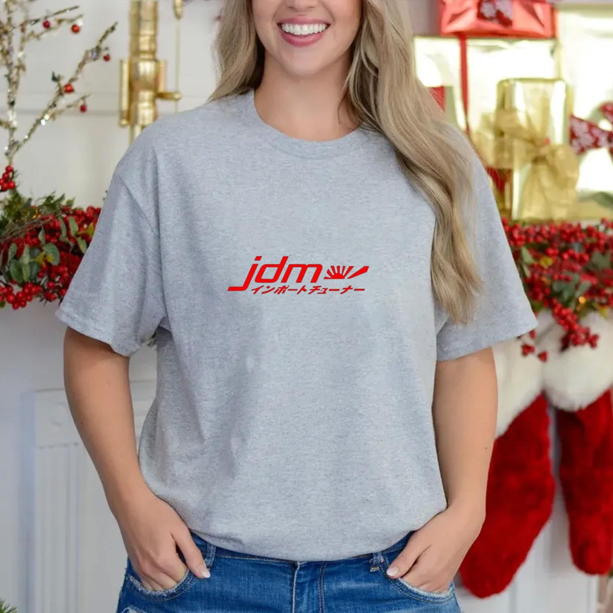 JDM T-Shirt Japanese Kanji T shirt Drift Turbo Racing Car tee - Walmart.com