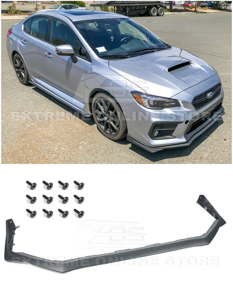 JDM V-LIMITED Style Polypropylene PRIMER BLACK Front Bumper Lower Lip ...