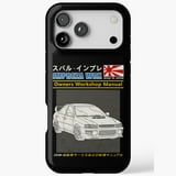 JDM WRX Owners Manual Style iPhone Case 17 16 15 14 13 12 11 Pro Max ...