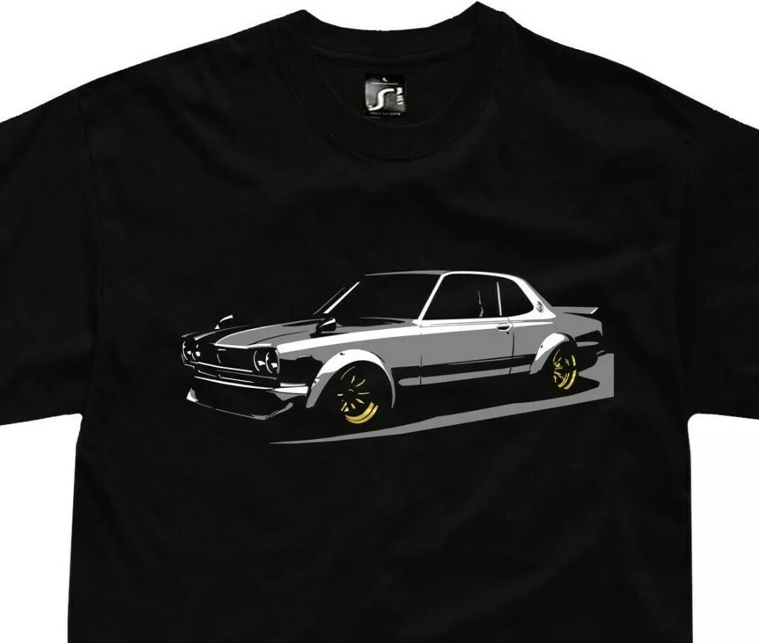 JDM shirt Classic Skyline GT-R C10 Hakosuka T-shirt - Walmart.com