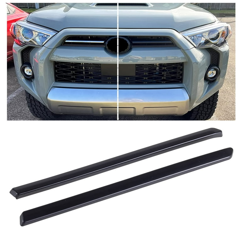 JDMCAR Front Center Grille Insert Cover Trim Compatible with 2023 2022 2021 2020 Toyota 4Runner TRD Pro Sport Accessories ABS Middle Grille Insert Cover Strips Matte Black Walmart