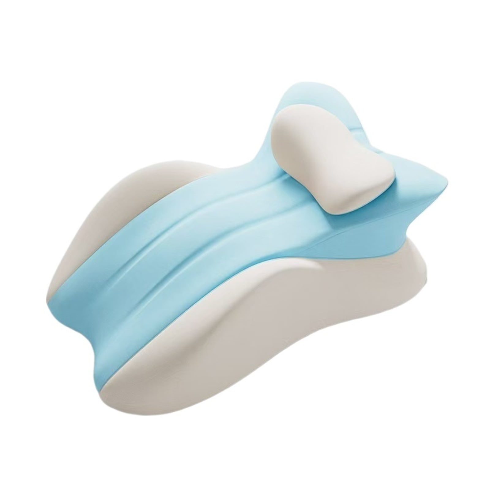 JDQTPOET Bed Lie Prone Sleeping Pillow Memory Foam Varicose Cushion Ergonomics Waist Support ...