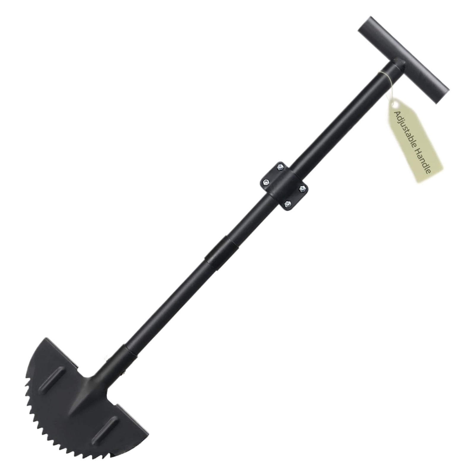 JDQTPOET Garden Manual Edge Cutting Shovel Handle Half Moon Shaped Lawn ...