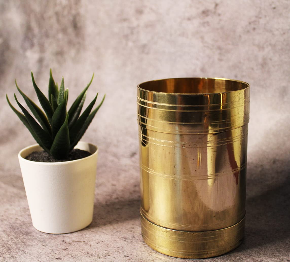 JDS Puja Articles Brass Rice Grain Measuring Cup Brass Rice Grain ...