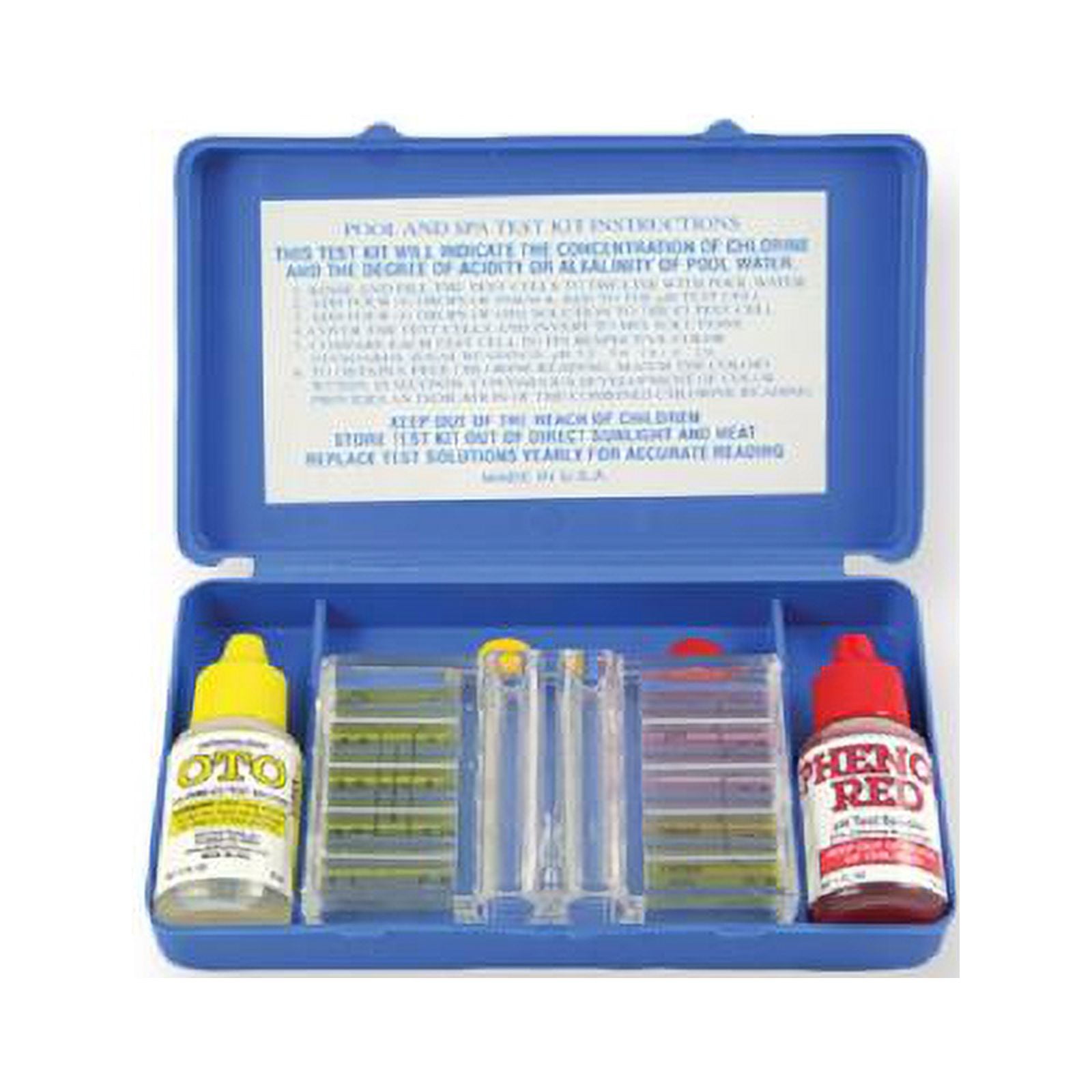 JED Pool Tools Water Tester - 2-Way Pool Test Kit for Chlorine, Bromine ...