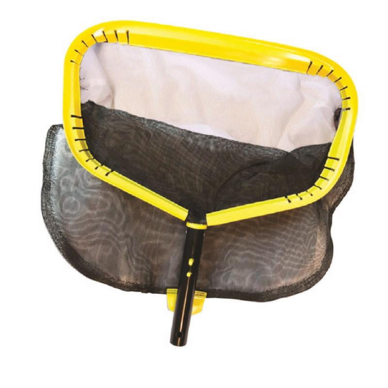 JED Pool Tools 40-387 Professional Aluminum Micro Mesh Deep Leaf Rake ...