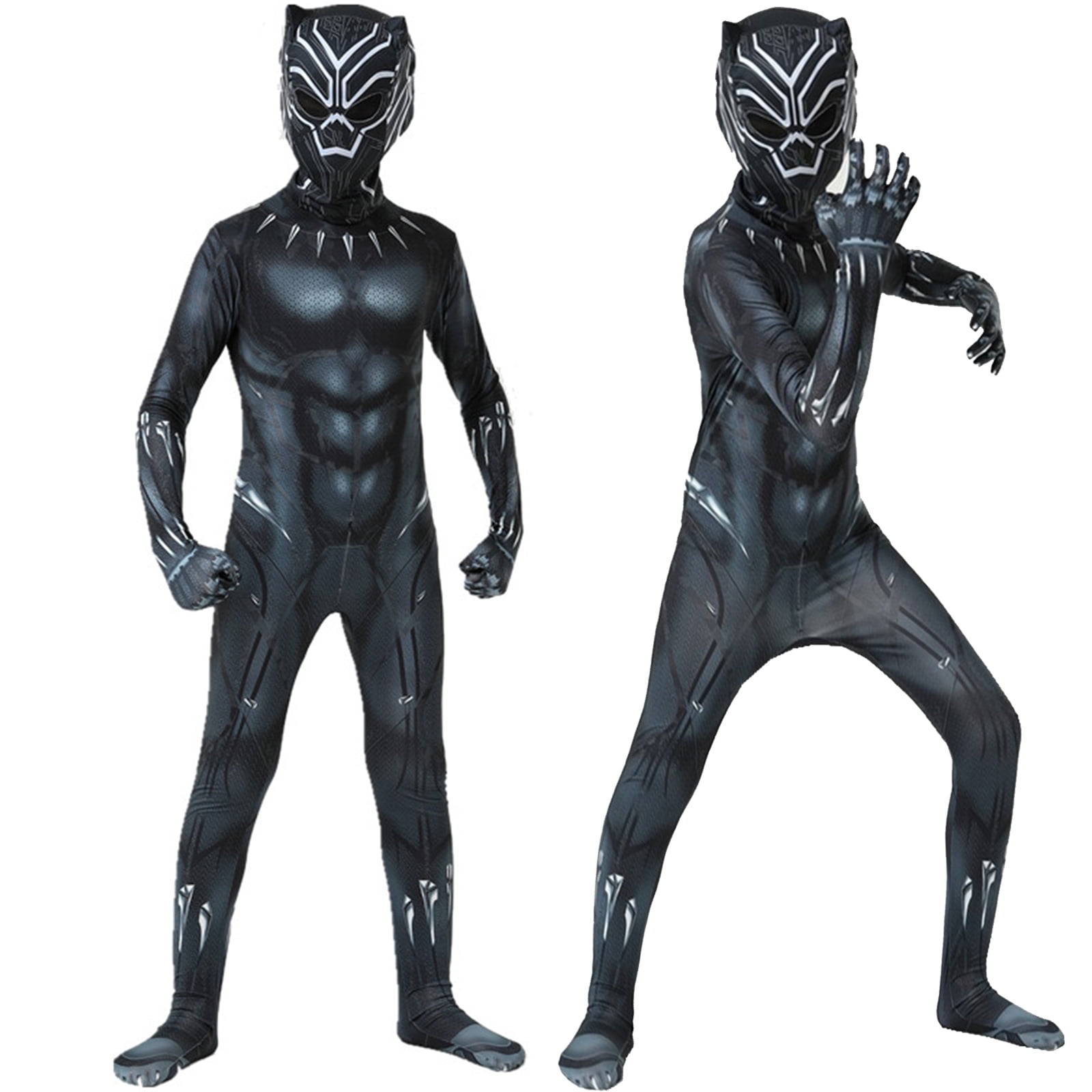 JEEK Superhero Costume for Kids Black panther Costume Suits Kids ...