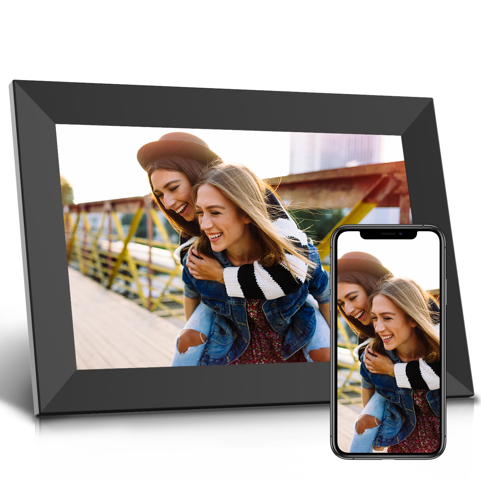 CAMPARK Smart Digital Photo Frame 10" WiFi HD IPS Touch Screen Easy ...