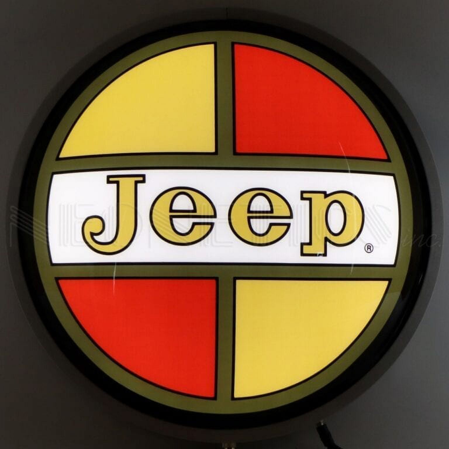 JEEP RETRO 15 INCH BACKLIT LED LIGHTED SIGN – 7JEEPR - Walmart.com
