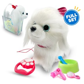 Battery Operated Walking Dog Toys for Kids with Interactive Features