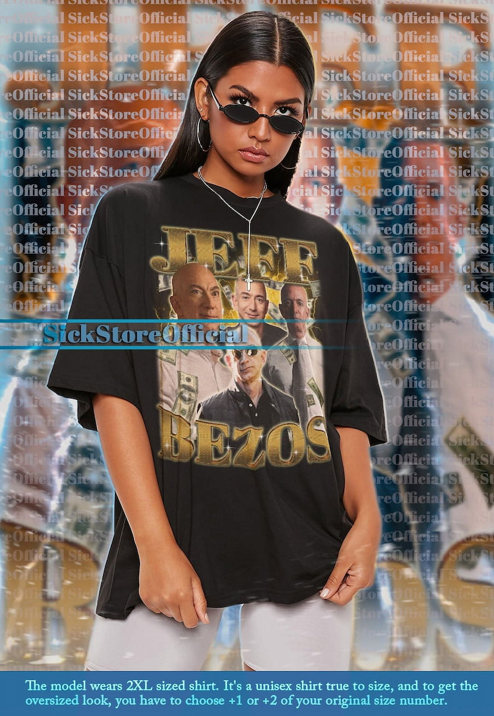 JEFF BEZOS Shirt, Jeff Bezos Laughing Shirt, Jeff Bezos Homage Shirt ...