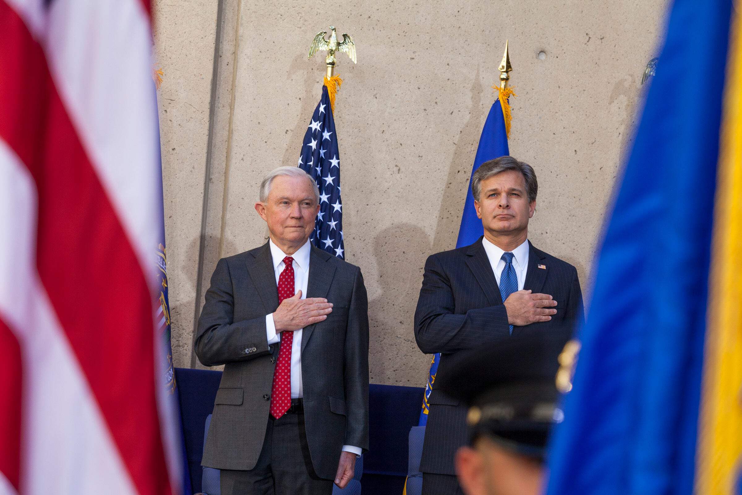 Jeff Sessions Christopher Wray Glossy Poster Picture Photo Print Banner ...