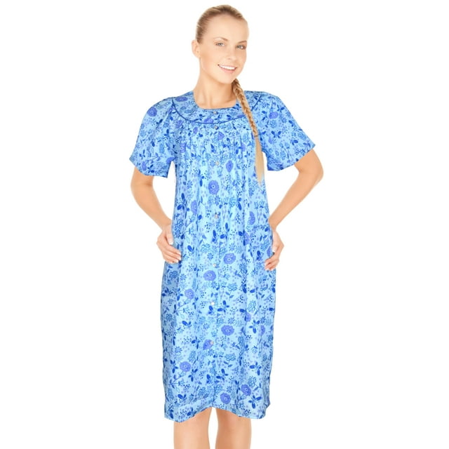 JEFFRICO House Dresses for Women with Pockets - Lightweight Breathable ...