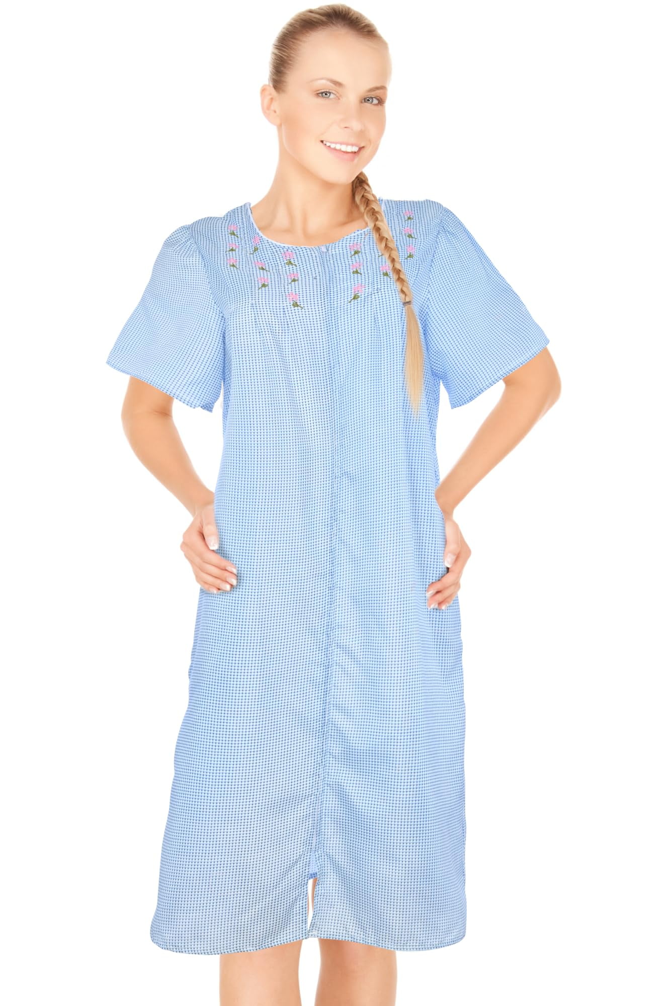 JEFFRICO House Dresses for Women with Pockets - Lightweight Breathable ...