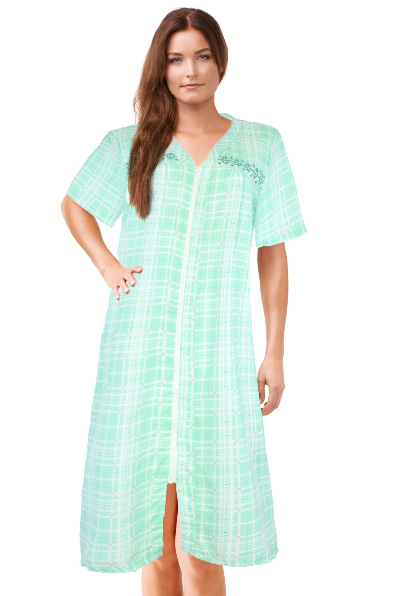 JEFFRICO House Dresses for Women with Pockets - Lightweight Breathable ...