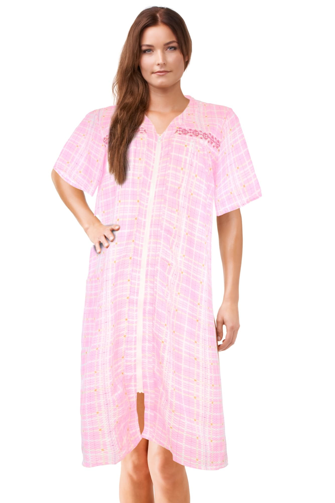 JEFFRICO House Dresses for Women with Pockets - Lightweight Breathable ...