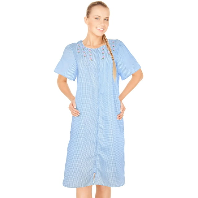 JEFFRICO House Dresses for Women with Pockets - Lightweight Breathable ...