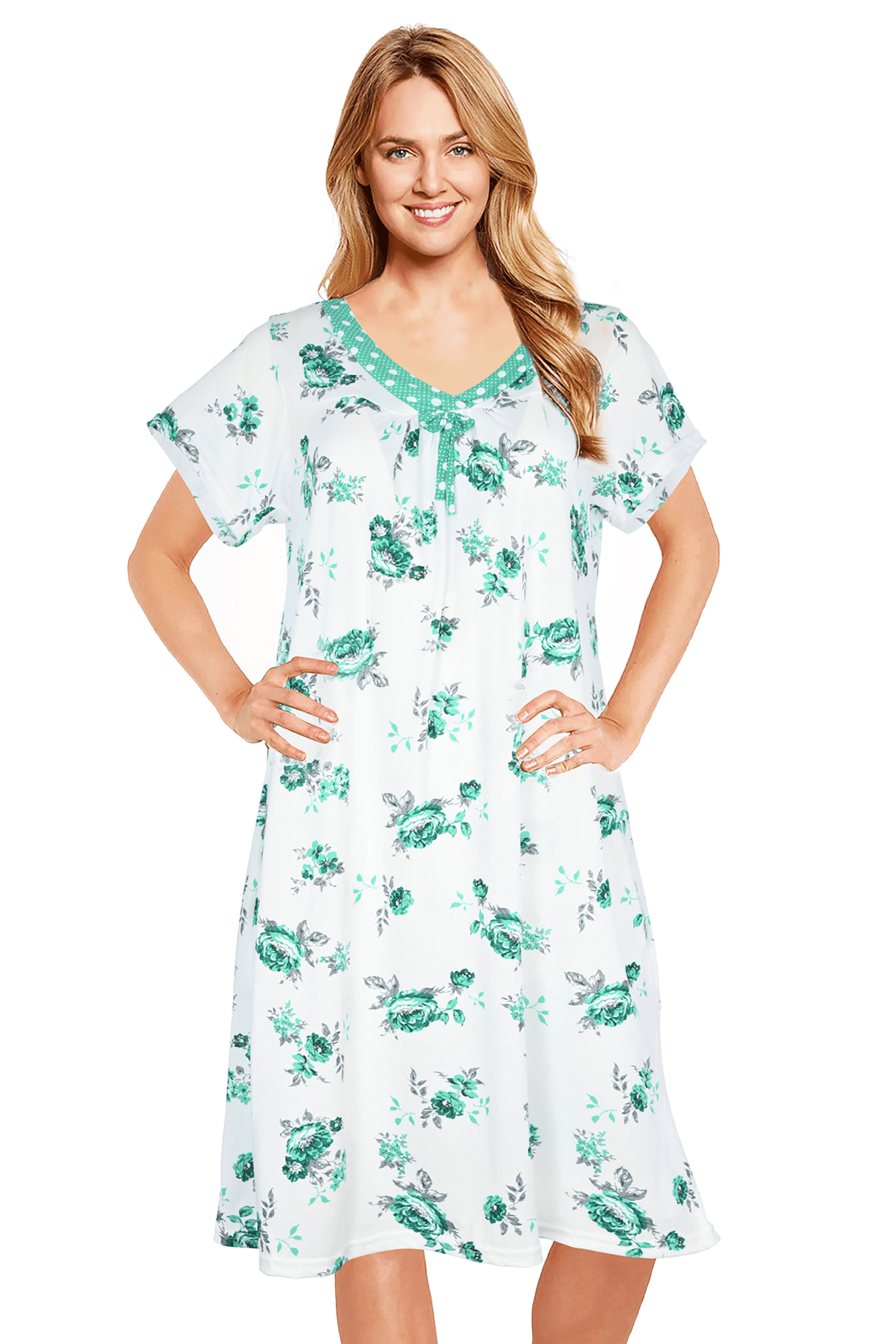 JEFFRICO Women's Soft and Comfortable Plus Size Nightgowns, Breathable ...