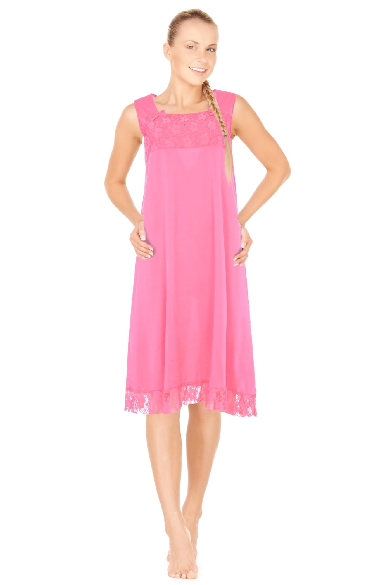 JEFFRICO Womens Nightgowns Sleepwear Soft Pajama Dress Nightshirts ...