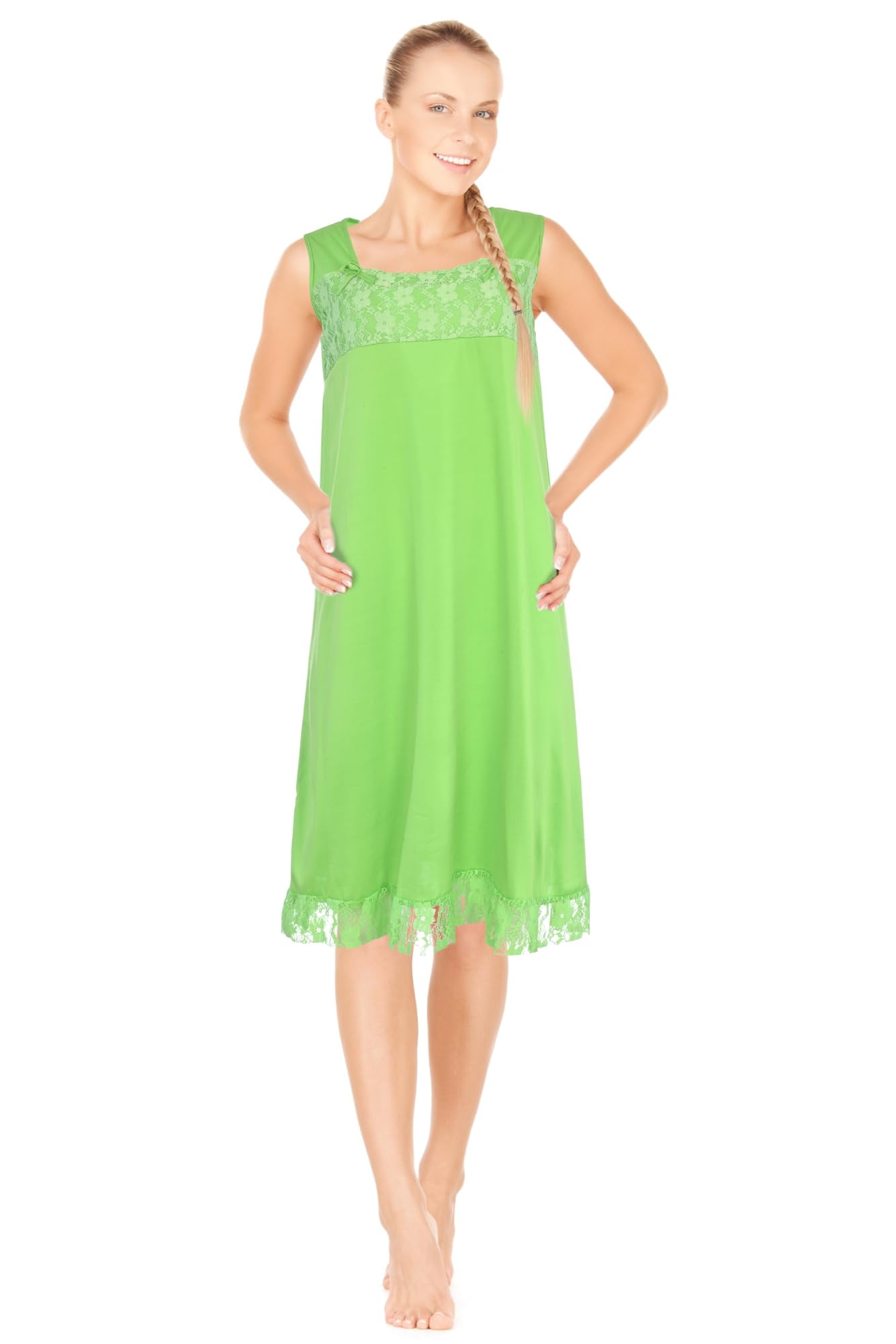 JEFFRICO Womens Nightgowns Sleepwear Soft Pajama Dress Nightshirts ...