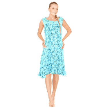 Exquisite Form - Women's Sleeveless Short Nightgown - Style 30107 ...