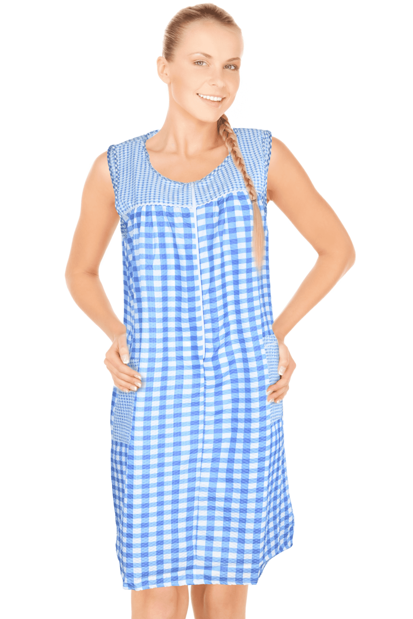 JEFFRICO House Dresses for Women with Pockets - Lightweight Breathable ...