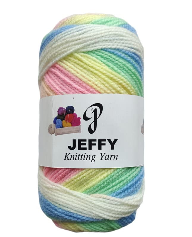 JEFFY Spectrum Soft Shaded Acrylic Yarn Hand Knitting Wool I Crochet ...