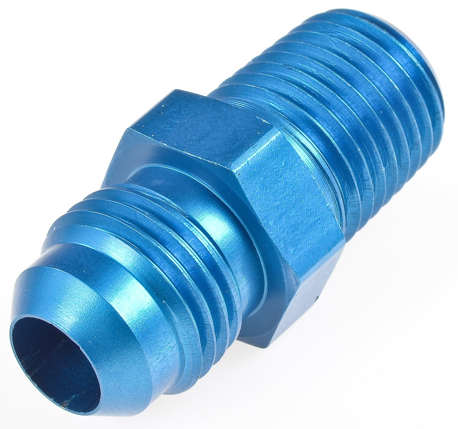 JEGS 100104 AN to NPT Straight Flare Adapter Fitting 1/4 in. NPT to -6 AN Flare - Walmart.com