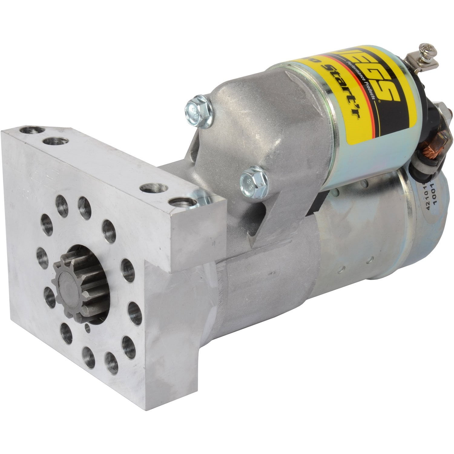 JEGS 10011 Chevy Mini Starter - Small/Big Block, 153/168-Tooth Straight ...