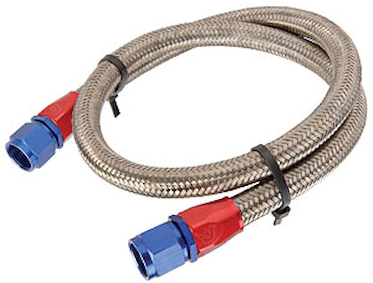 JEGS 100622 Pro-Flo 200 Hose Assembly -8 AN x 2 ft. Long Red/Blue ...
