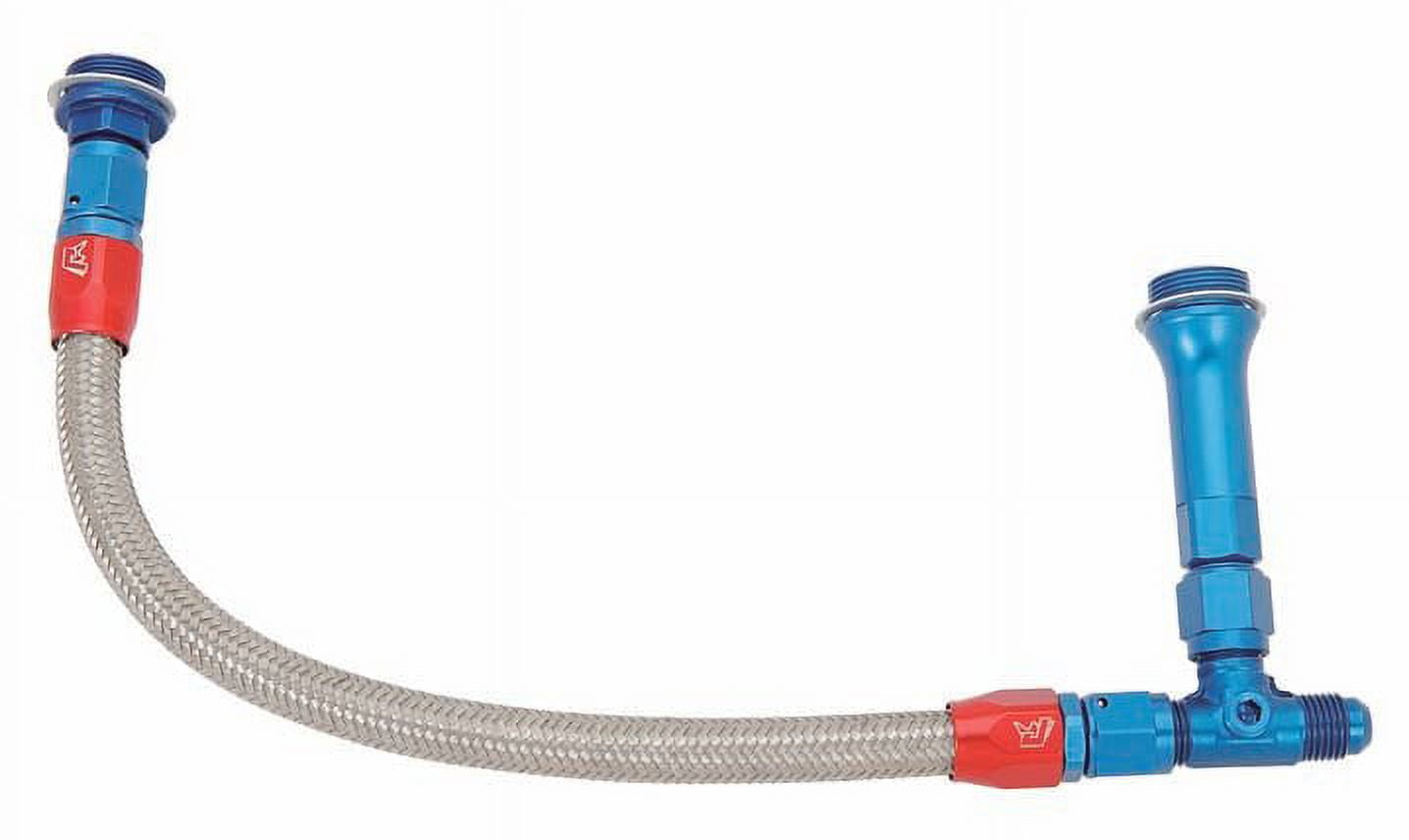 JEGS 100821 Dual Feed Fuel Line Kit Fits Holley Dual Feed Carburetors ...