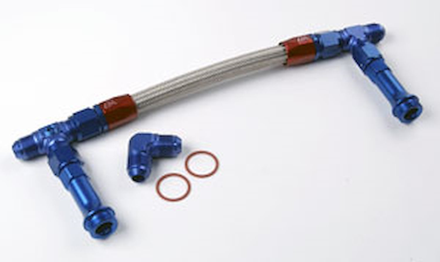 JEGS 100826 Dual Feed Fuel Line (Fuel Log) Kit for Holley 4500 ...