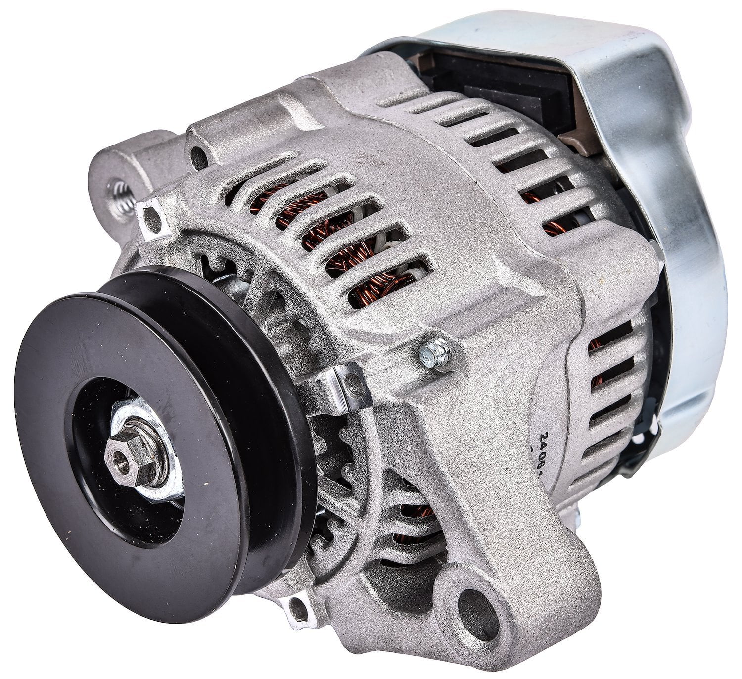 JEGS 10136 1-Wire Micro Mini GM Alternator 55 Amp 16 V Single-Groove V ...