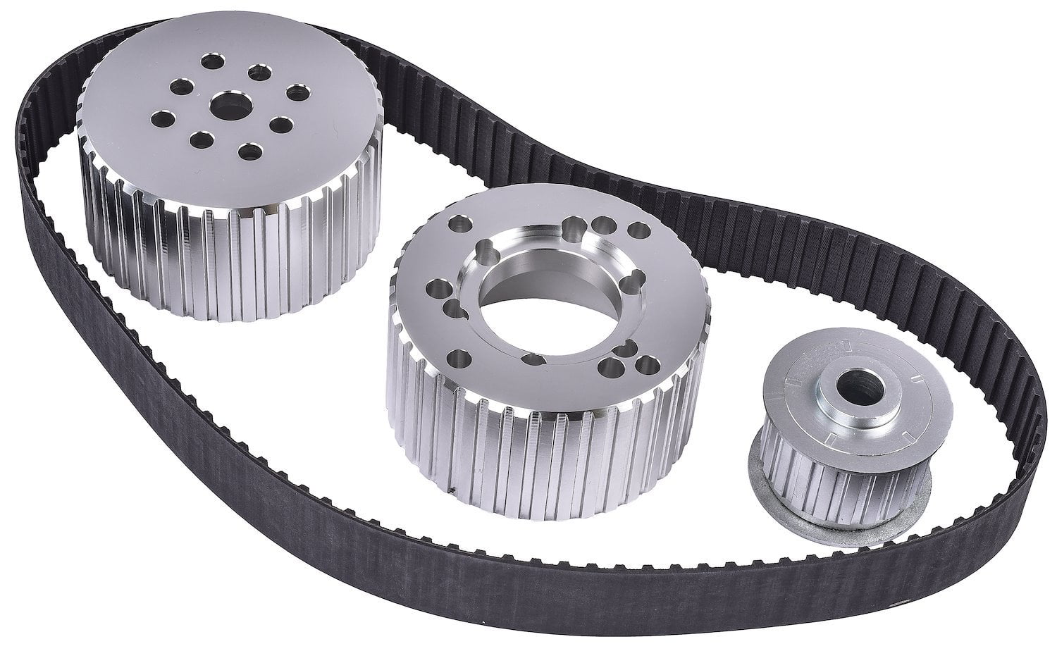 JEGS 10182 Gilmer Drive Pulley Kit Small Block Chevy w/ Short Water ...