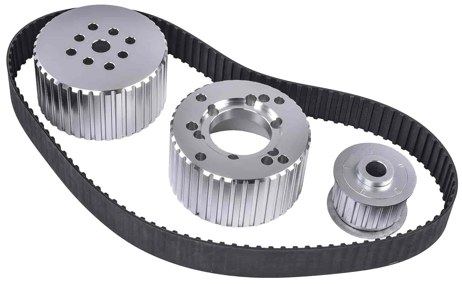 JEGS 10182 Gilmer Drive Pulley Kit Small Block Chevy w/ Short Water ...