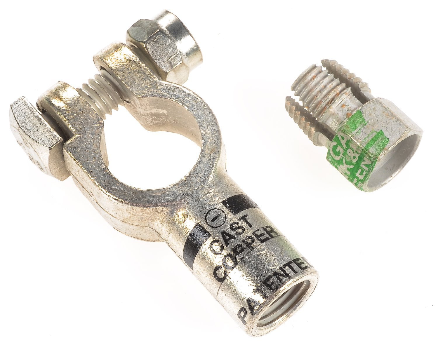 JEGS 10369 Top Post Compression Battery Terminal Negative Battery ...