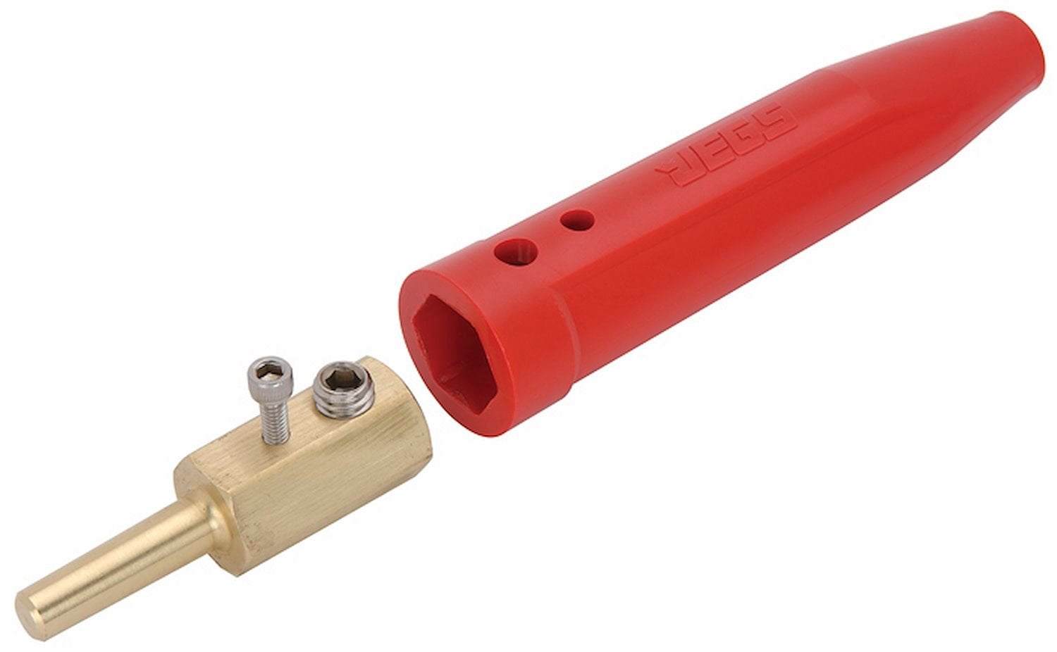 JEGS 10384 Quick Release Battery Charging Lugs Red Male Lug Made in the ...