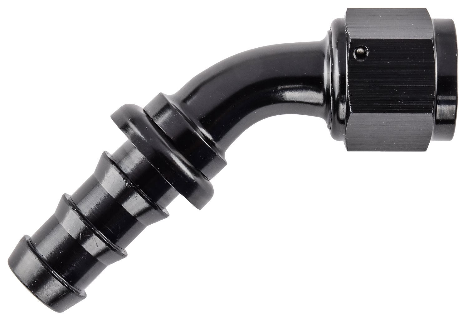 JEGS 110063 AN 45-Degree Push-Loc Hose End -10 AN Female -10 AN Hose ...